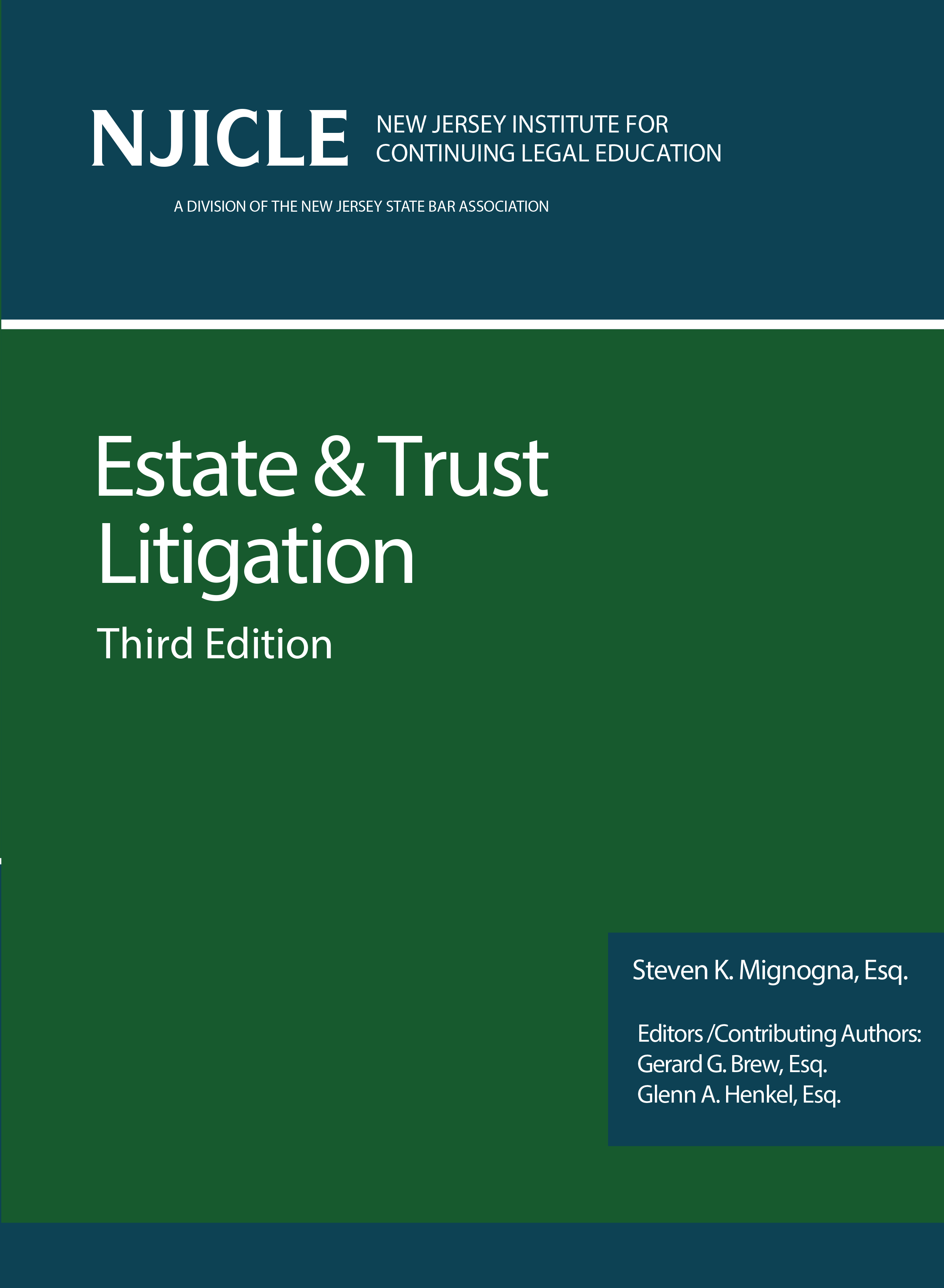 Estate & Trust Litigation (2025, 4th Edition) - NJSBA